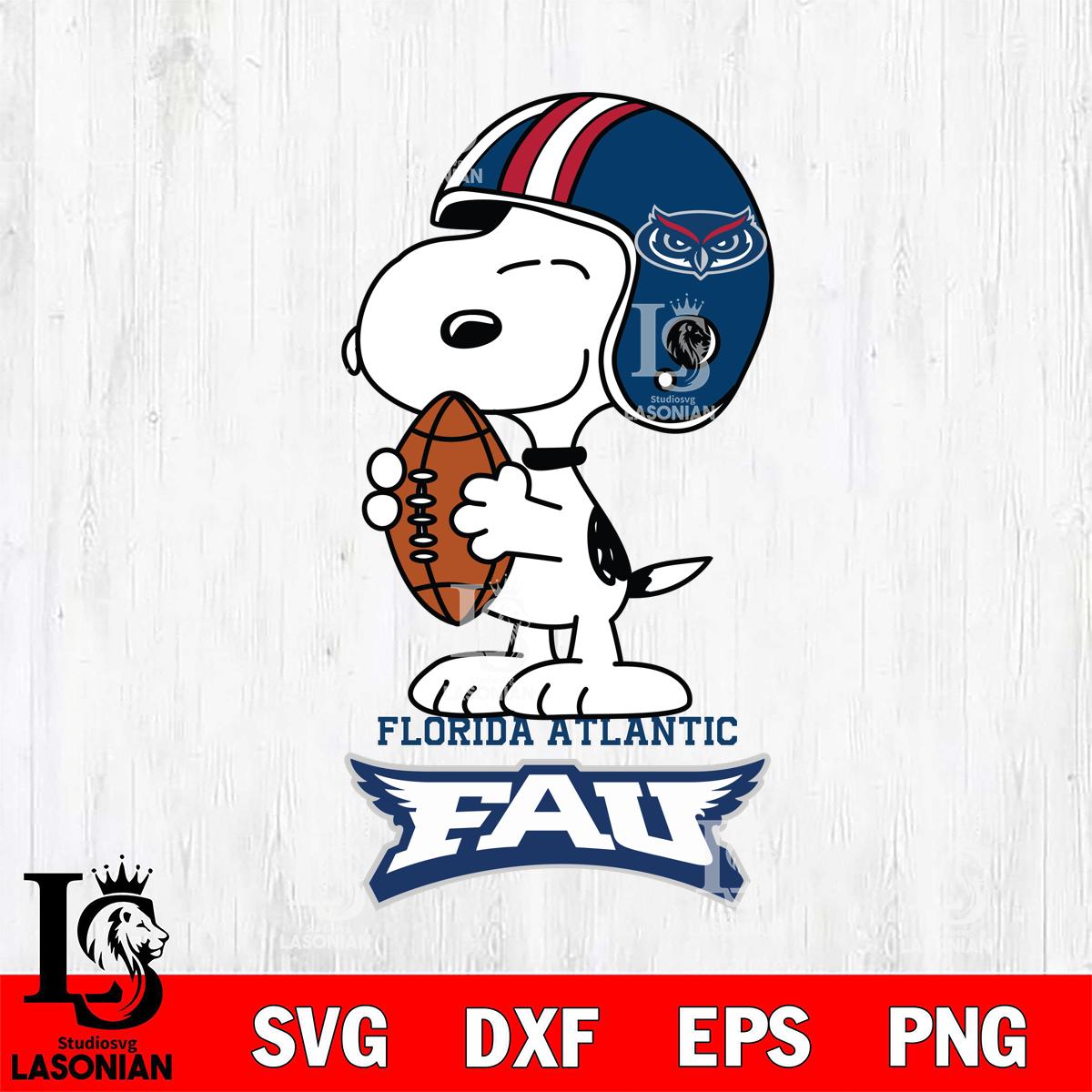 Florida Atlantic Owls Snoopy Rugby – lasoniansvg