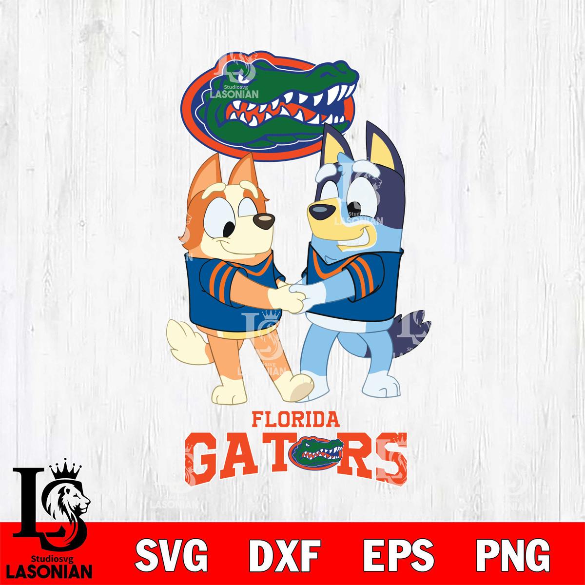 Florida Gators Bluey Chilli Dance – lasoniansvg