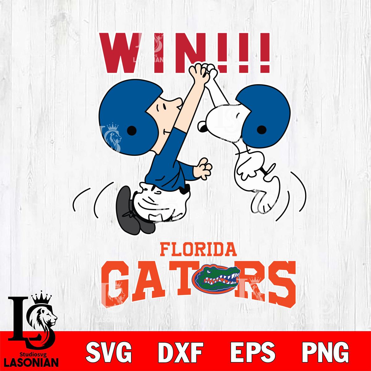 Florida Gators Charlie Brown and Snoopy Win – lasoniansvg