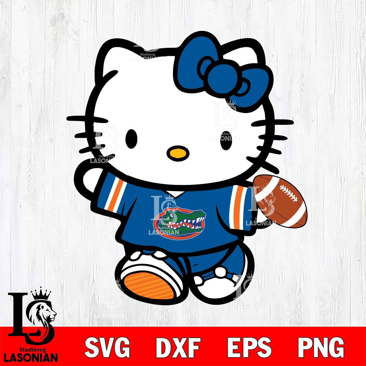 Florida Gators Cute Hello Kitty Football 7 – lasoniansvg
