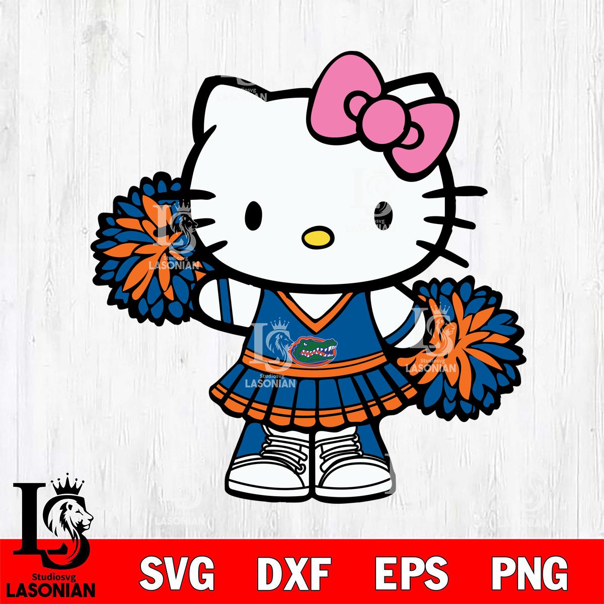 Florida Gators Hello Kitty Cheerleader 11 – lasoniansvg
