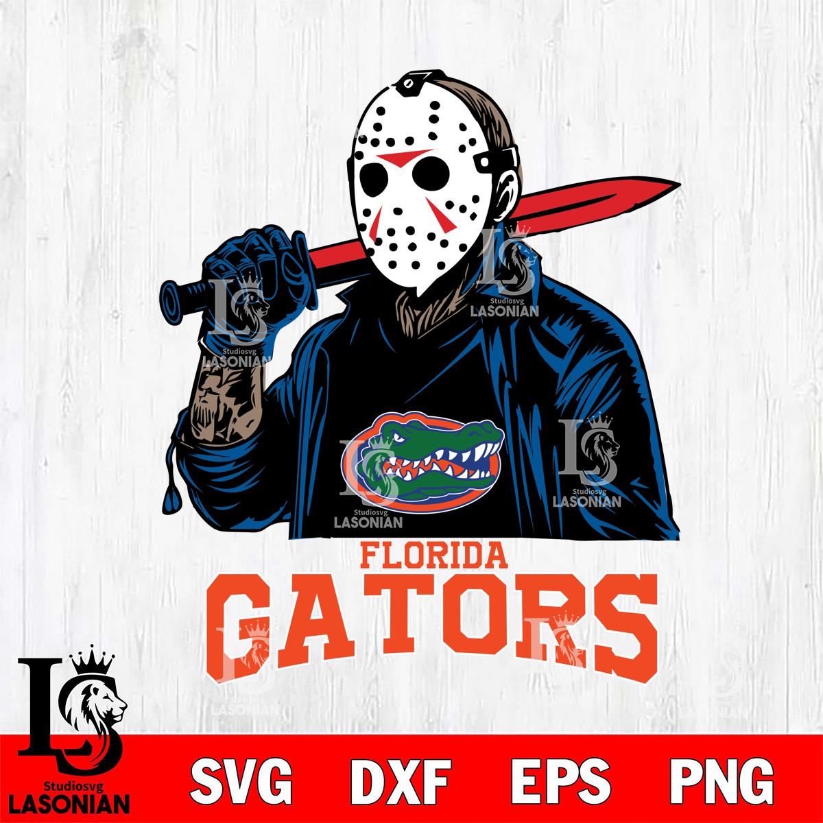 Florida Gators Jason Voorhees Horror Halloween – lasoniansvg