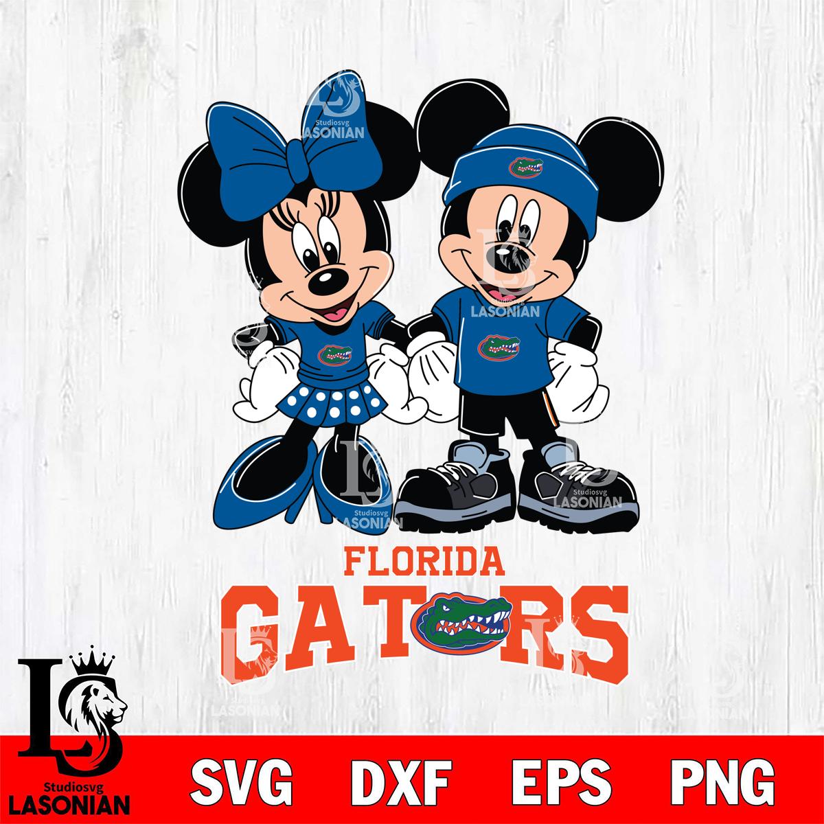 Florida Gators Mickey Minnie Rugby ball – lasoniansvg