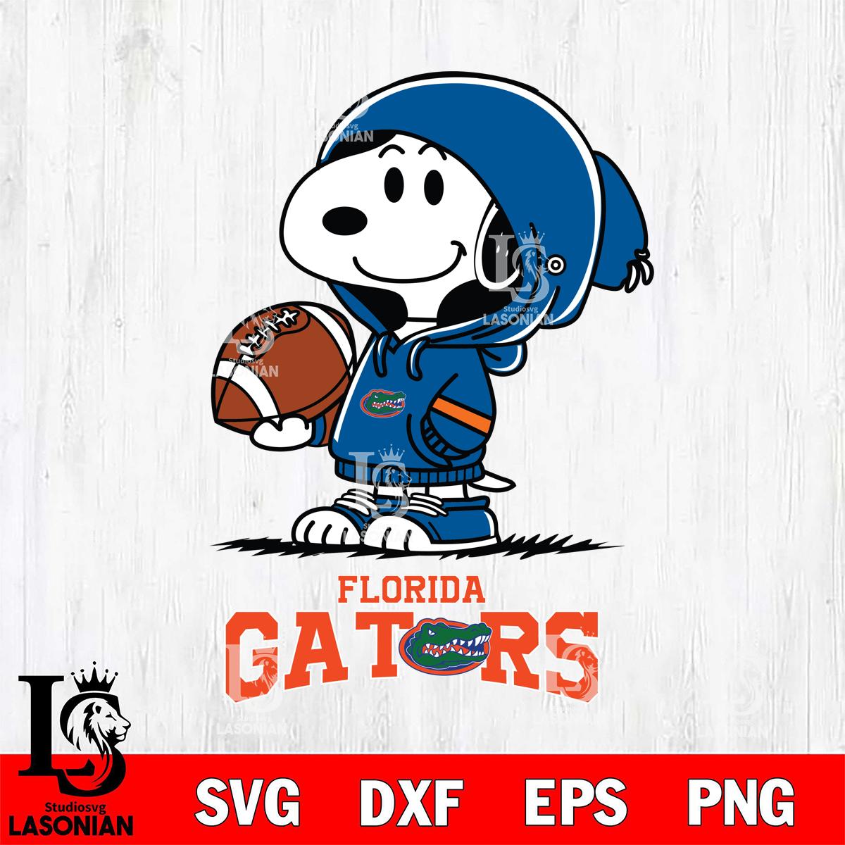 Florida Gators Snoopy Football – lasoniansvg