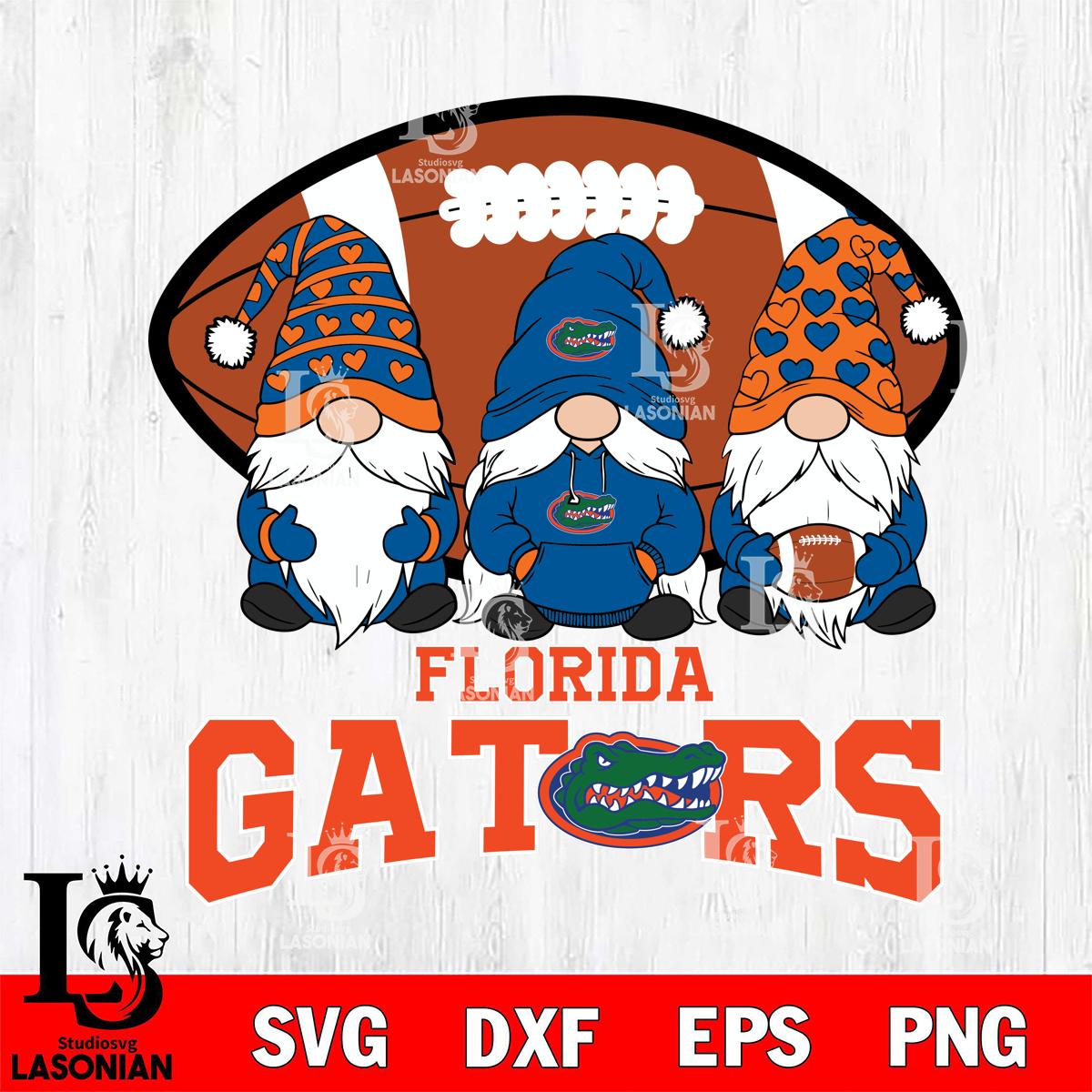 Florida Gators Three Gnome Football – lasoniansvg