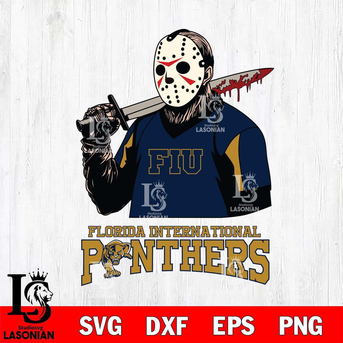 Florida International Panthers Jason Voorhees 11 – lasoniansvg