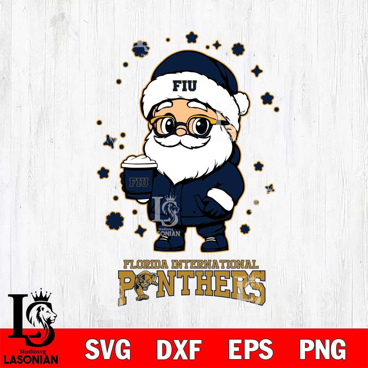 Florida International Panthers Santa Claus Coffe – lasoniansvg