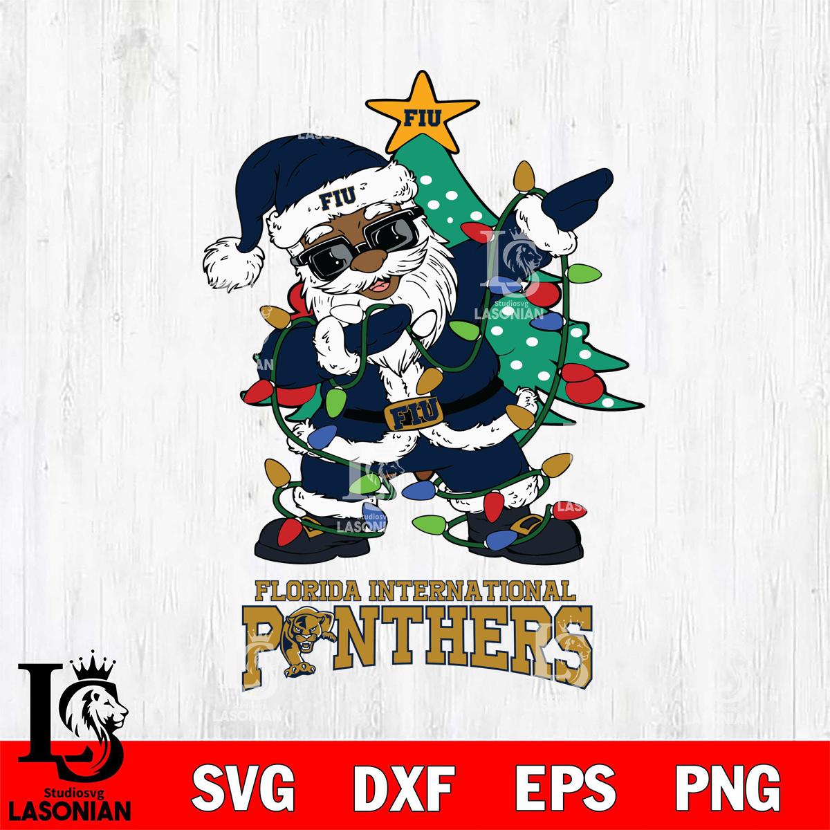 Florida International Panthers Santa Claus Ugly Christmas – lasoniansvg
