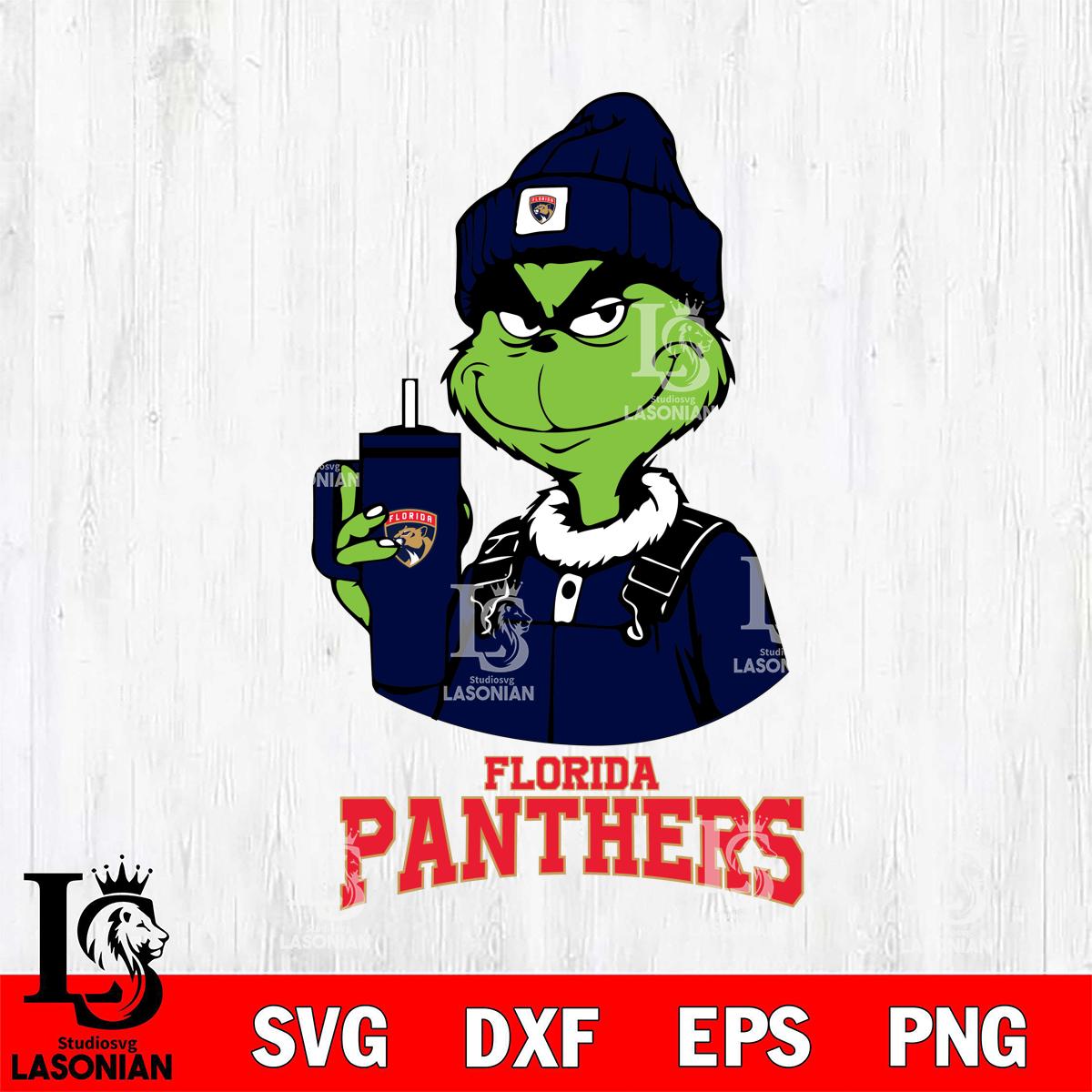 Florida Panthers Grinch Football Christmas – lasoniansvg