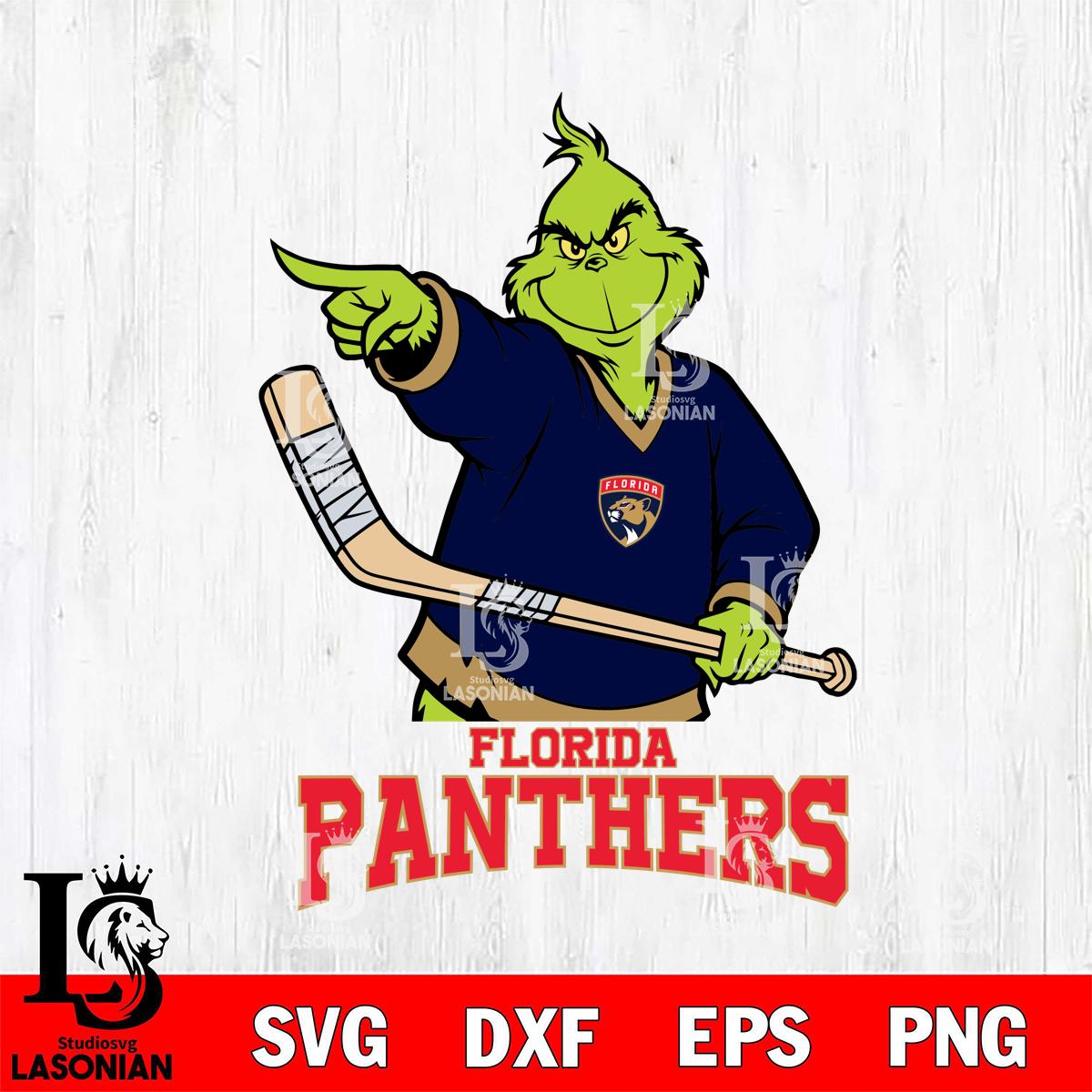 Florida Panthers Grinch Hockey Look – lasoniansvg