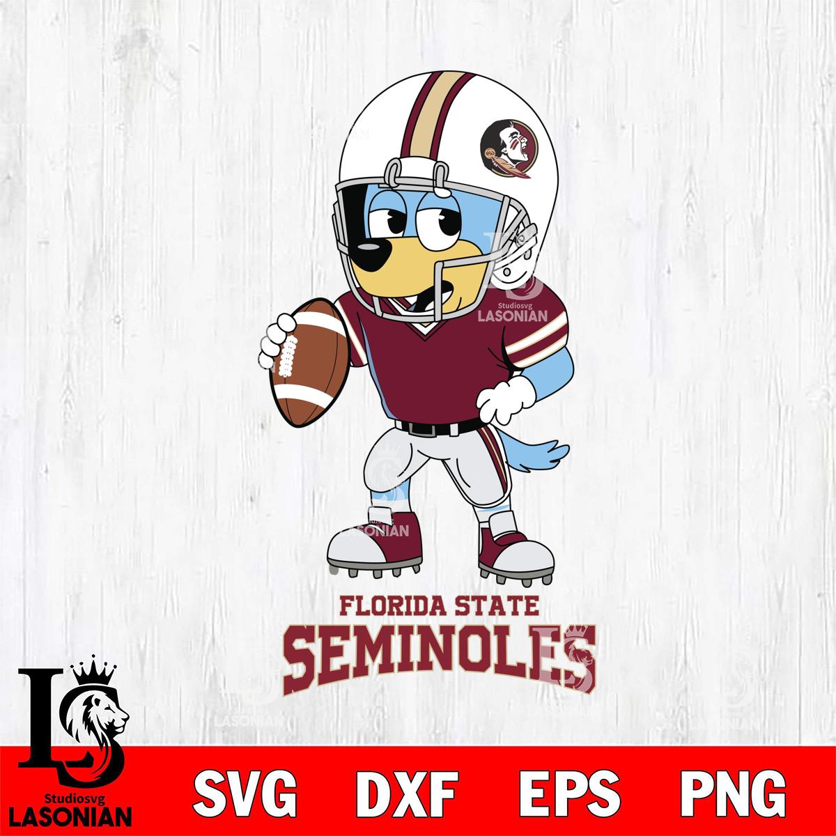 Florida State Seminoles Bluey rugby – lasoniansvg
