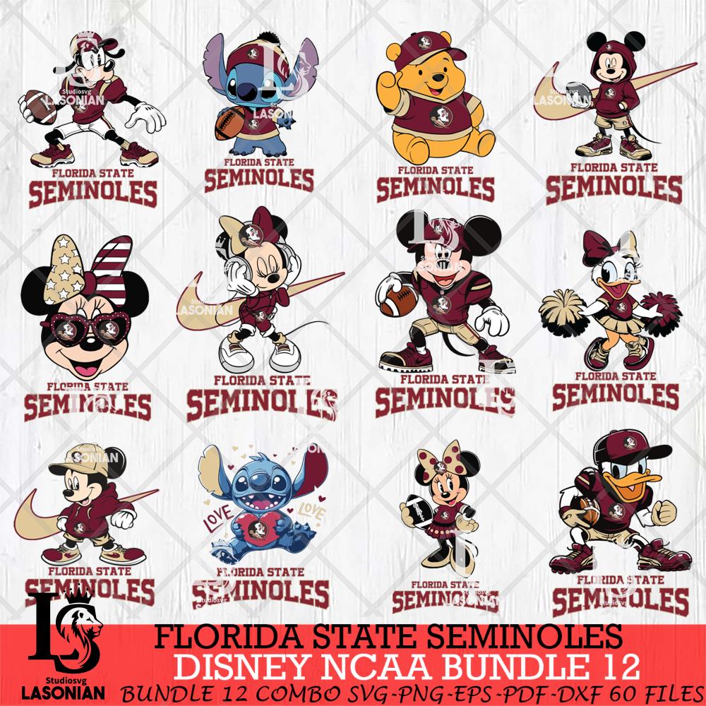 Florida State Seminoles Disney NCAA Bundle Svg PNG 12 – lasoniansvg
