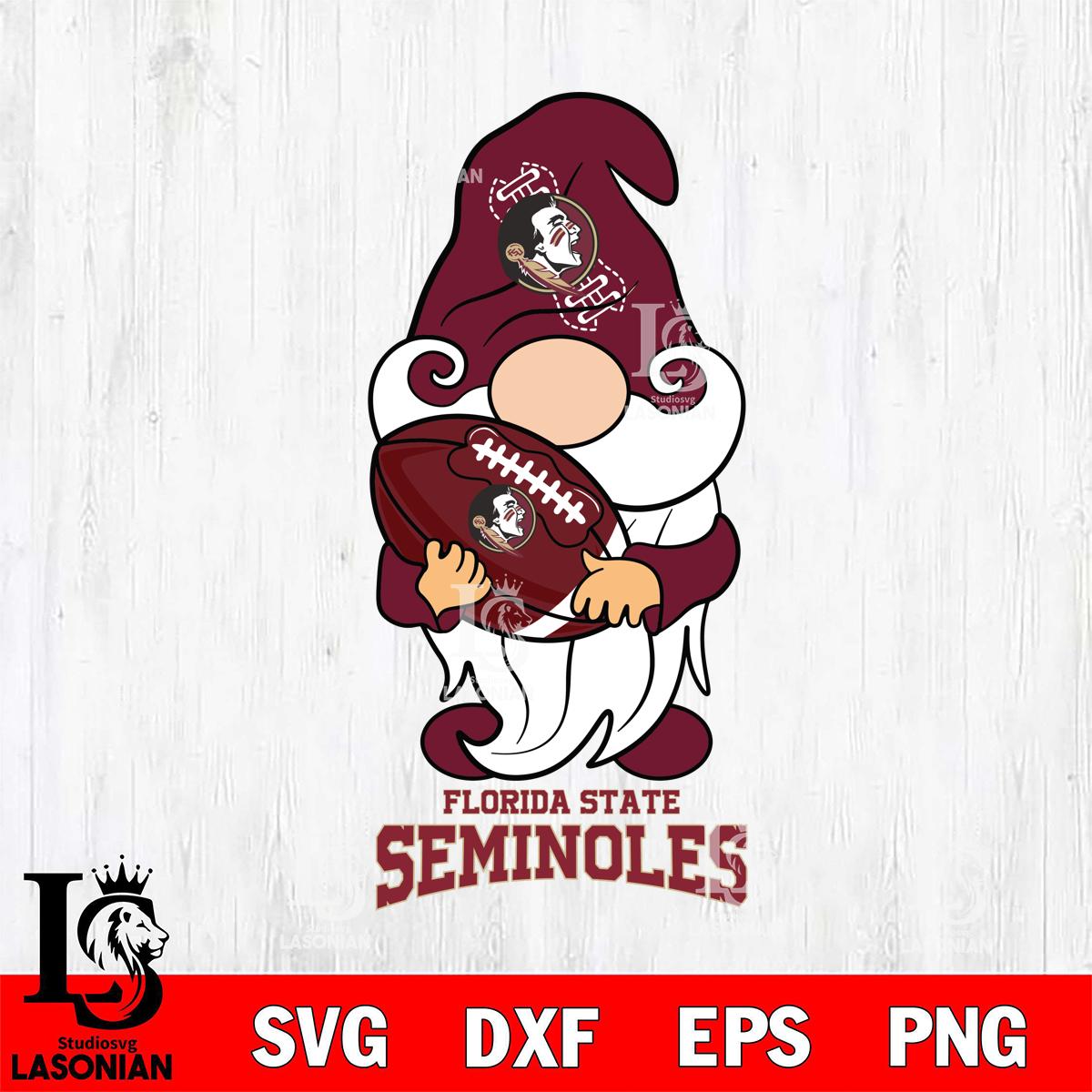 Florida State Seminoles Gnomes Christmas football – lasoniansvg