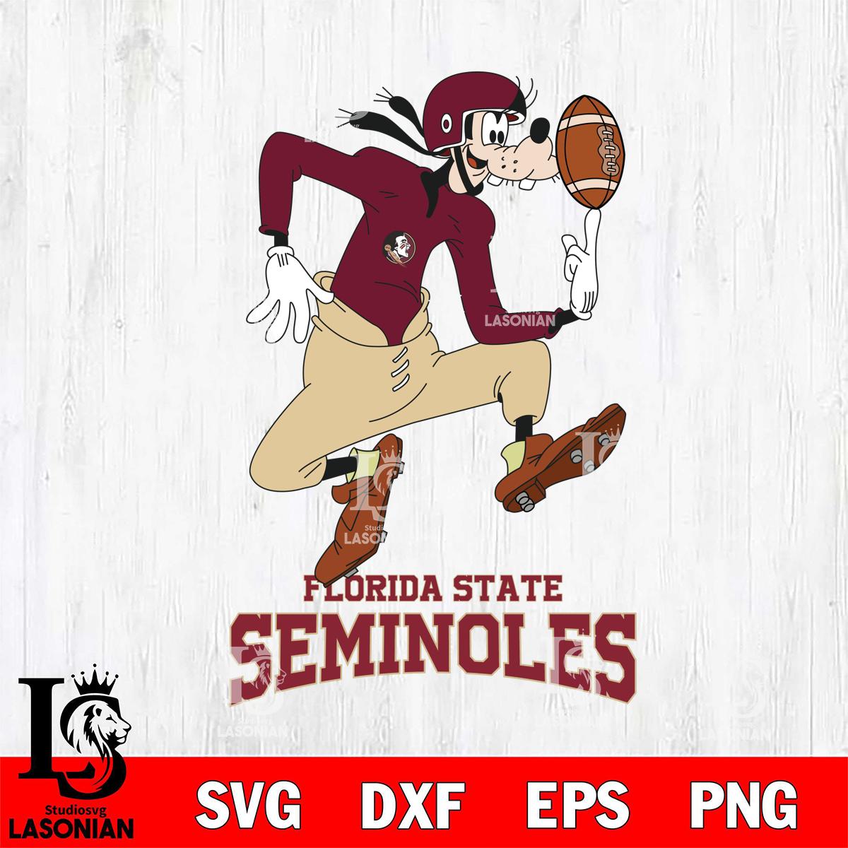 Florida State Seminoles Goofy Circus Football – lasoniansvg