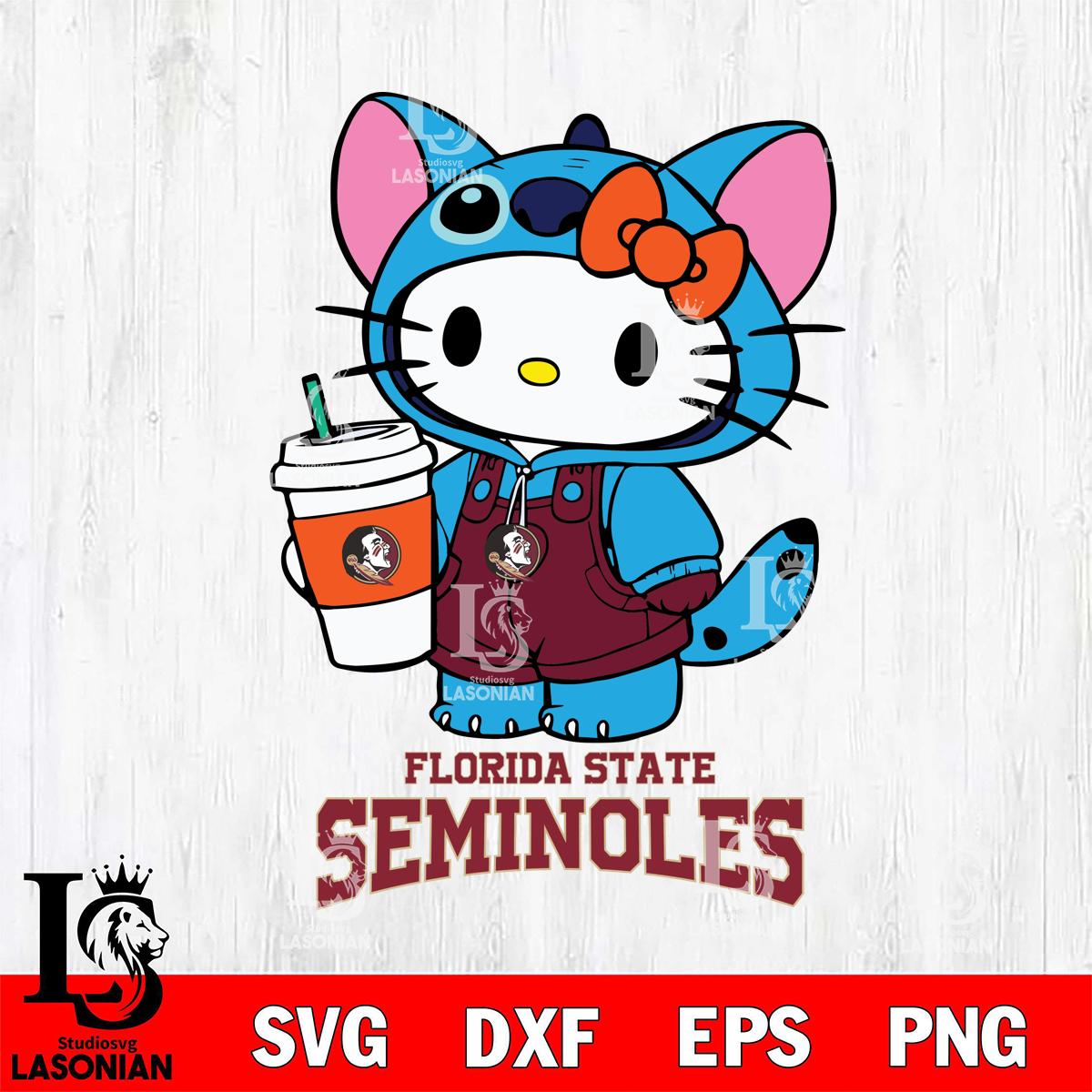 Florida State Seminoles Hello Kitty Stitch – lasoniansvg