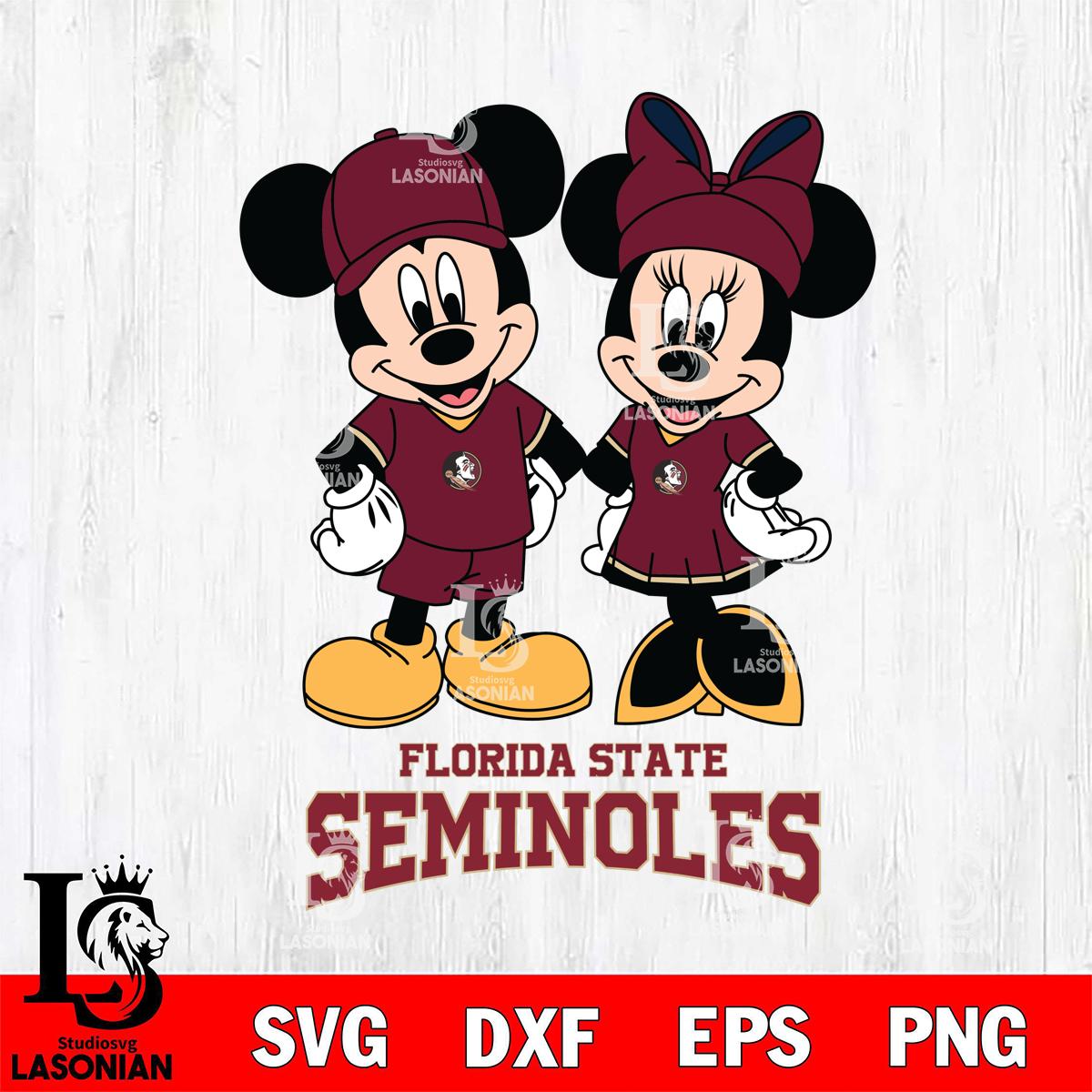 Florida State Seminoles Mickey Minnie Rugby – lasoniansvg