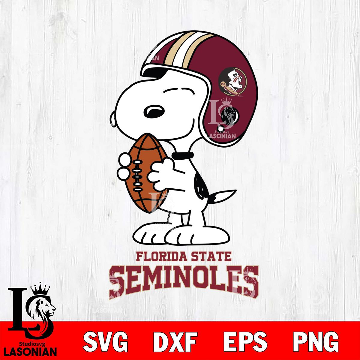 Florida State Seminoles Snoopy Rugby – lasoniansvg