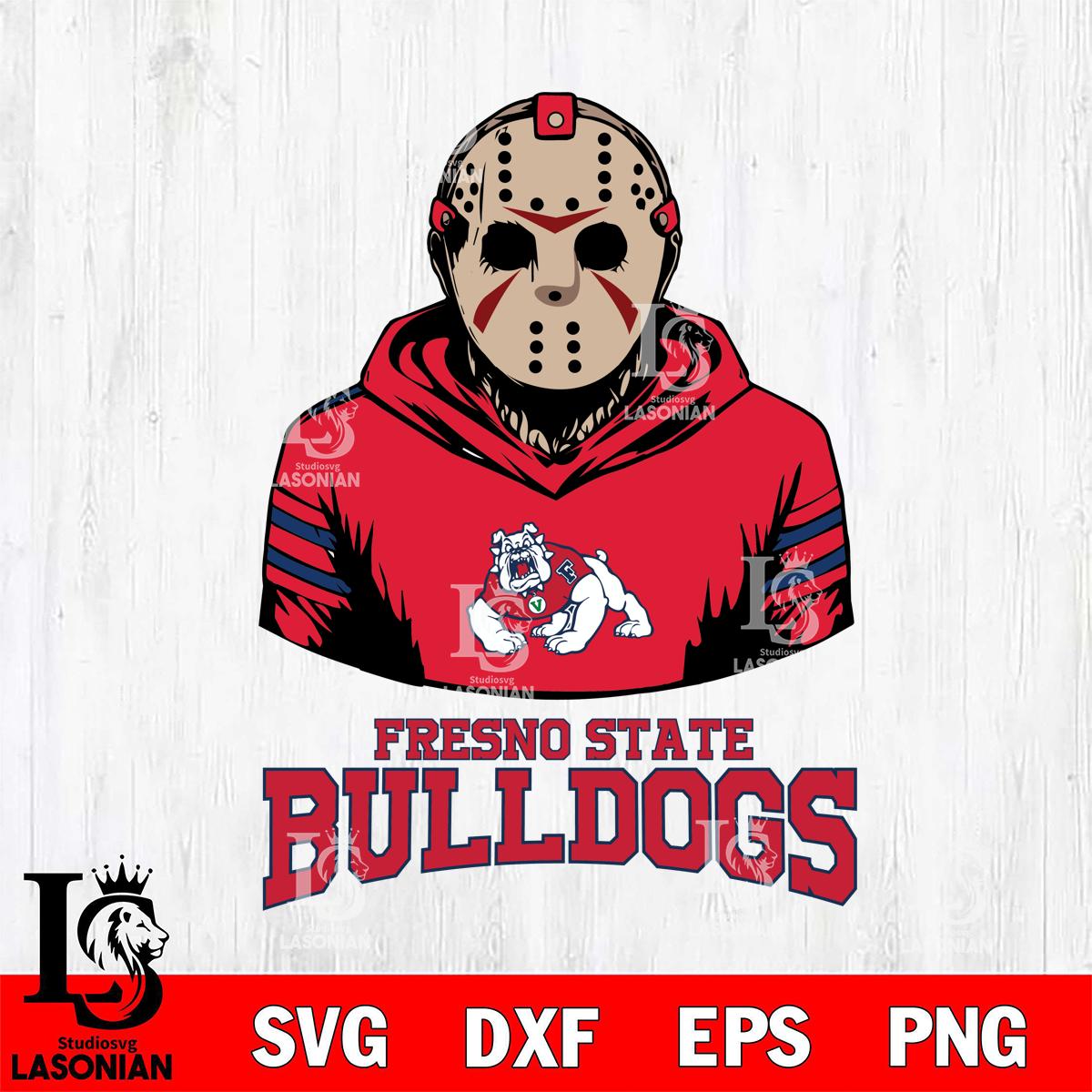 Fresno State Bulldogs Jason Voorhees 4 – lasoniansvg