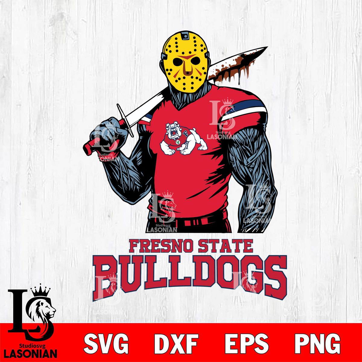 Fresno State Bulldogs Jason Voorhees 7 – lasoniansvg