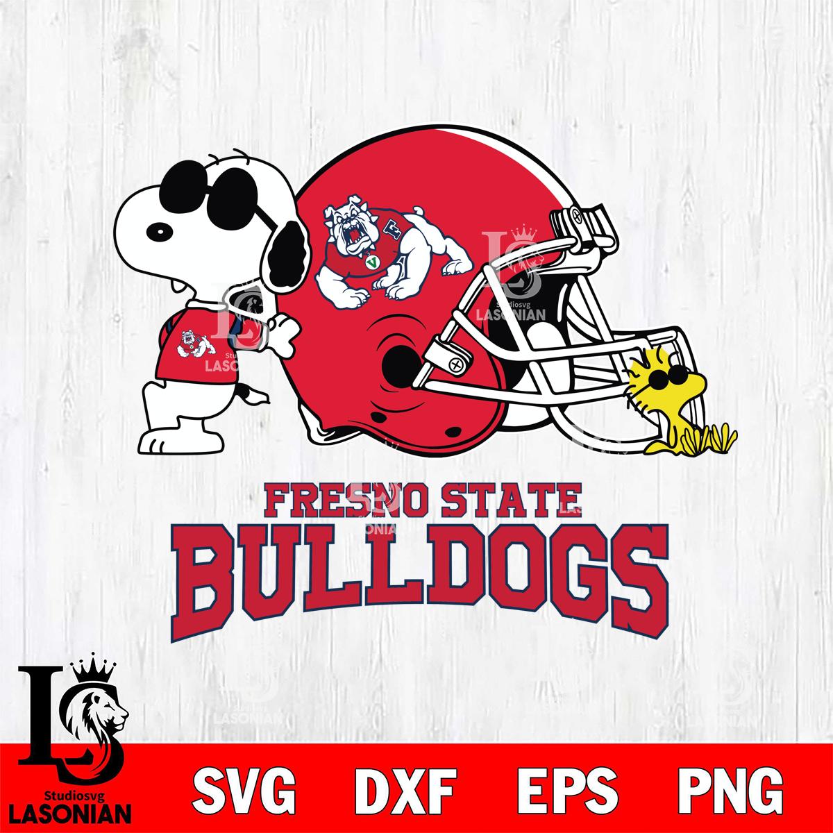 Fresno State Bulldogs Snoopy Sport 2 – lasoniansvg