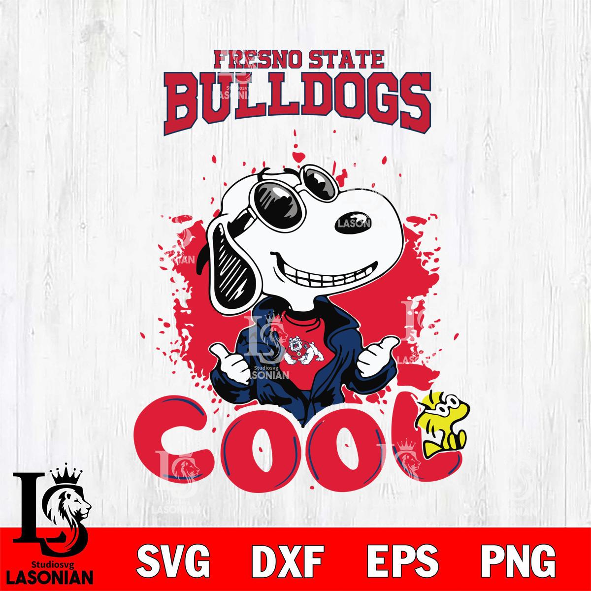 Fresno State Bulldogs Snoopy Sport 7 – lasoniansvg
