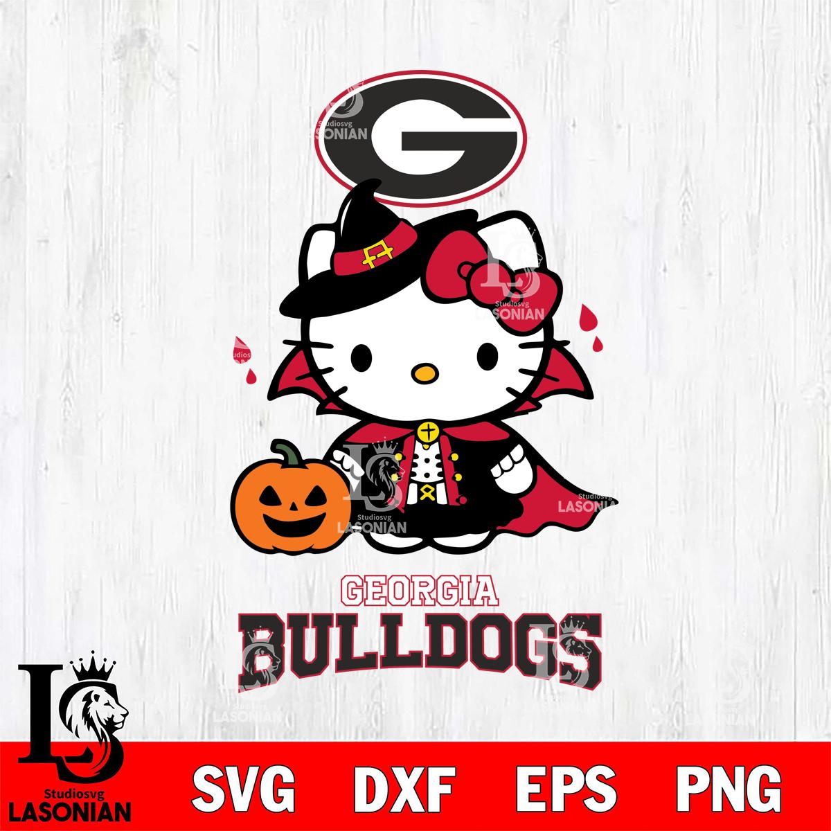 Georgia Bulldogs Hello Kitty Horror 9 – lasoniansvg