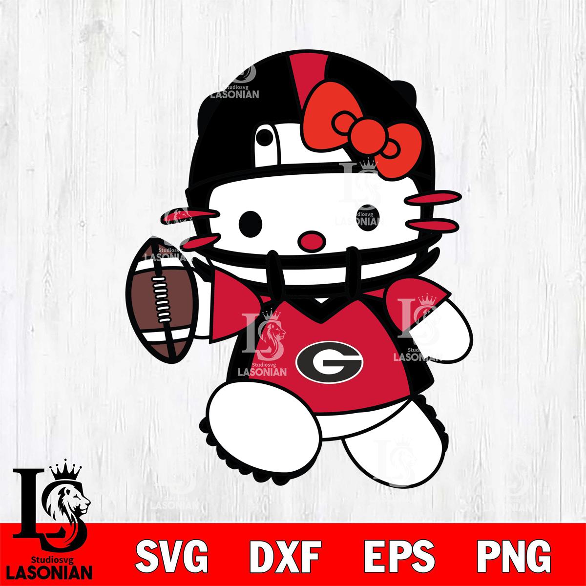 Georgia Bulldogs Hello Kitty sport 11 – lasoniansvg
