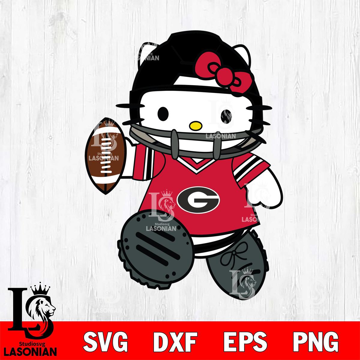 Georgia Bulldogs Hello Kitty sport – lasoniansvg