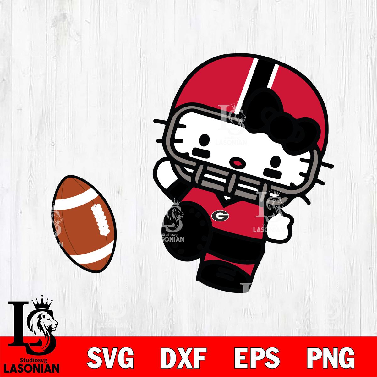 Georgia Bulldogs Hello Kitty sport 12 – lasoniansvg