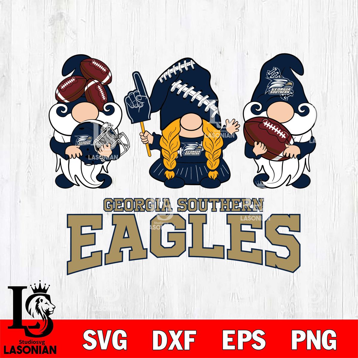 Georgia Southern Eagles 3 Gnomes Football – lasoniansvg