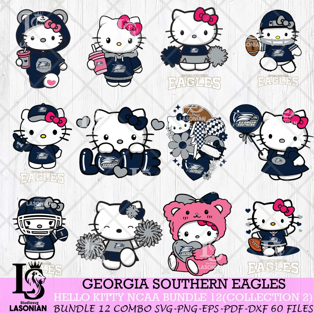 Georgia Southern Eagles Hello Kitty Bundle 12 SVG – lasoniansvg