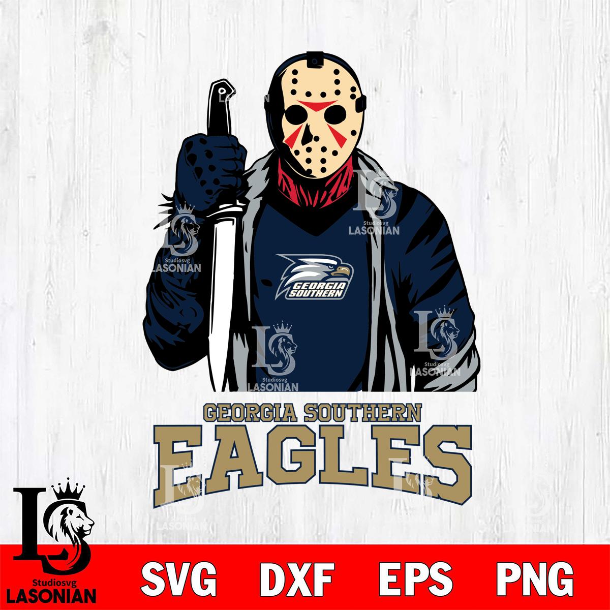 Georgia Southern Eagles Jason Voorhees 6 – lasoniansvg