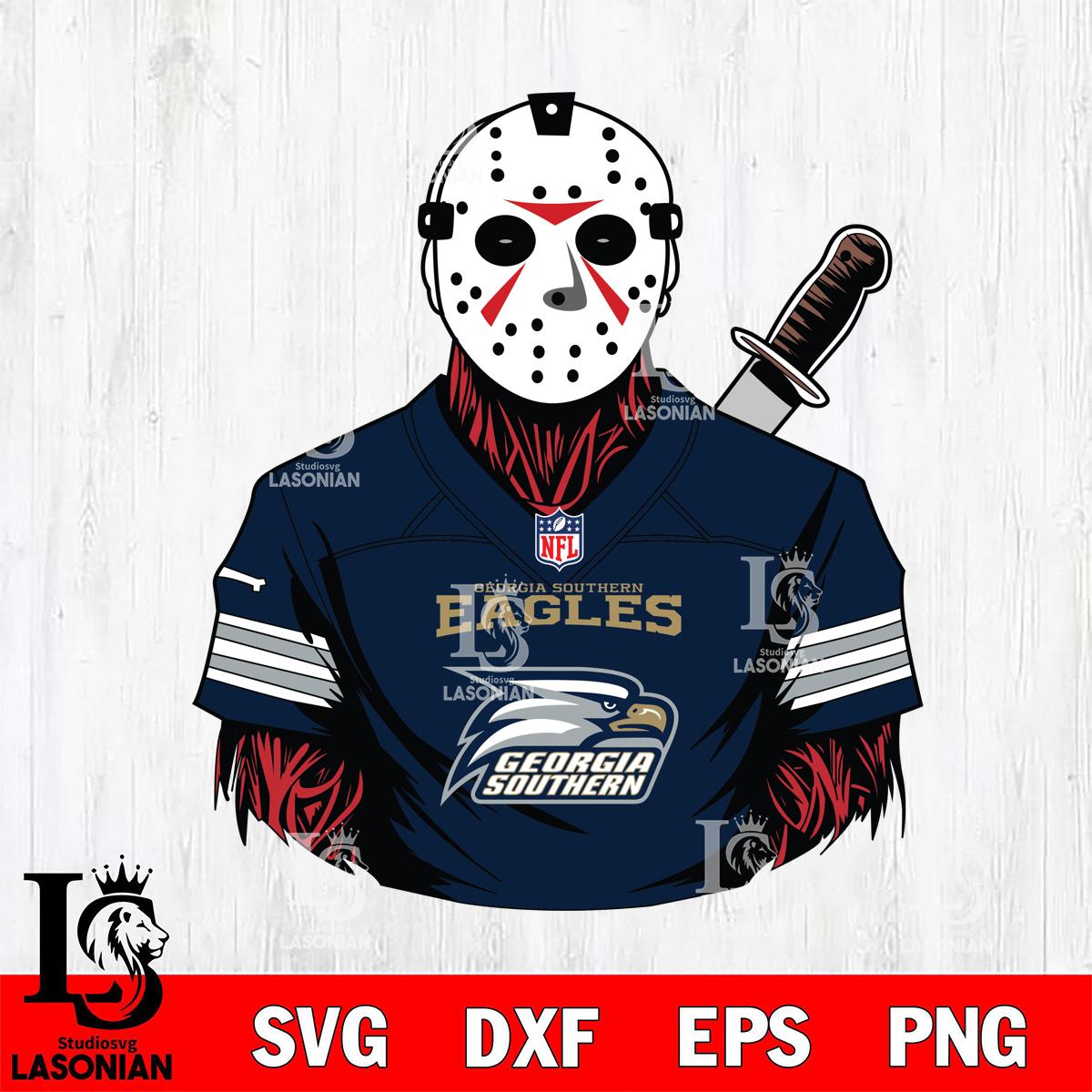 Georgia Southern Eagles Jason Voorhees Horror 4 – lasoniansvg