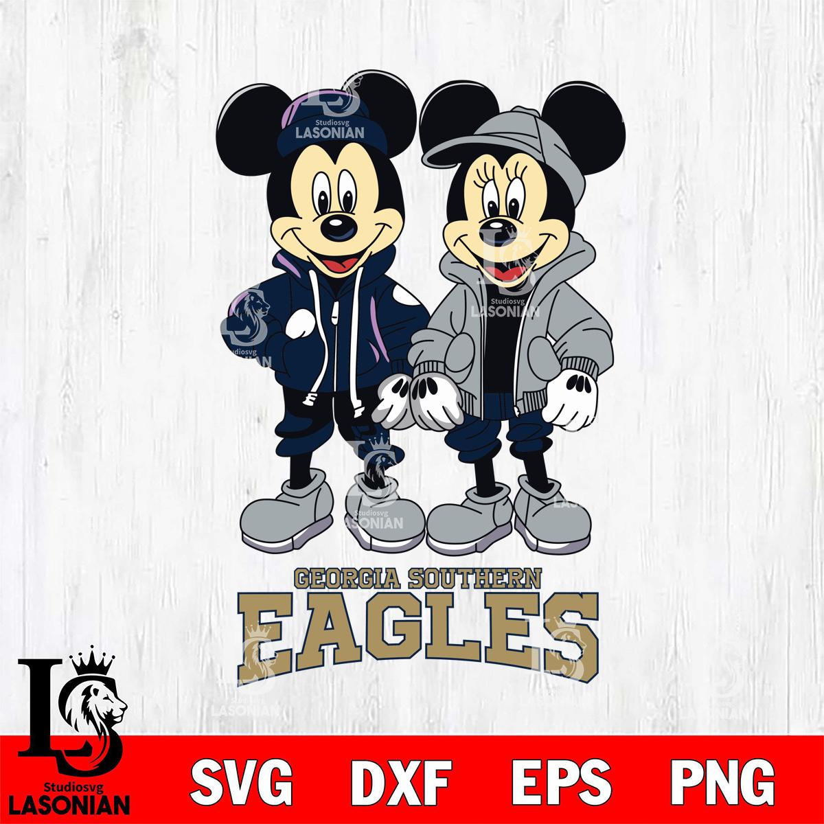 Georgia Southern Eagles Mickey Minnie Mouse Football – lasoniansvg