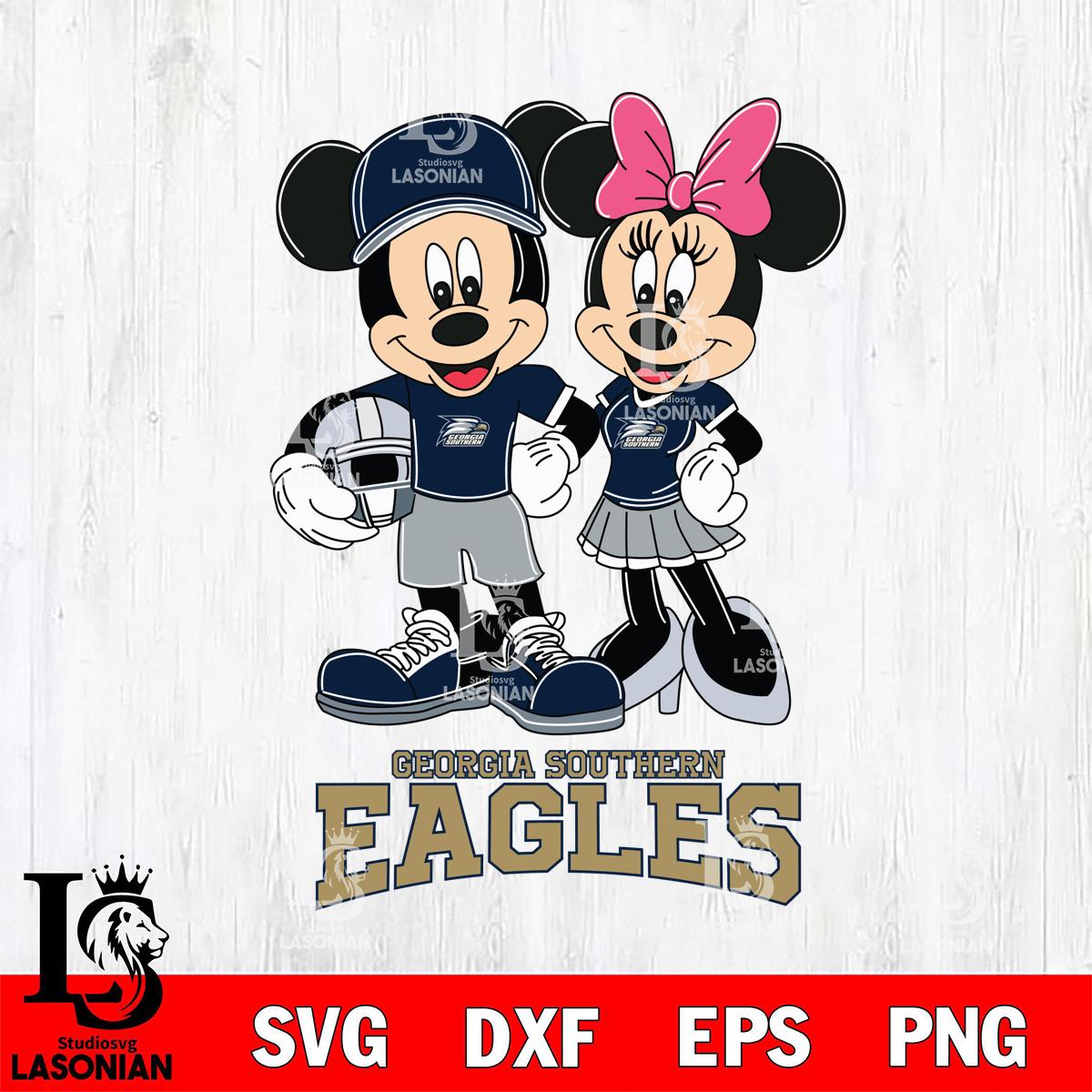 Georgia Southern Eagles Mickey Minnie Mouse Helmet – lasoniansvg