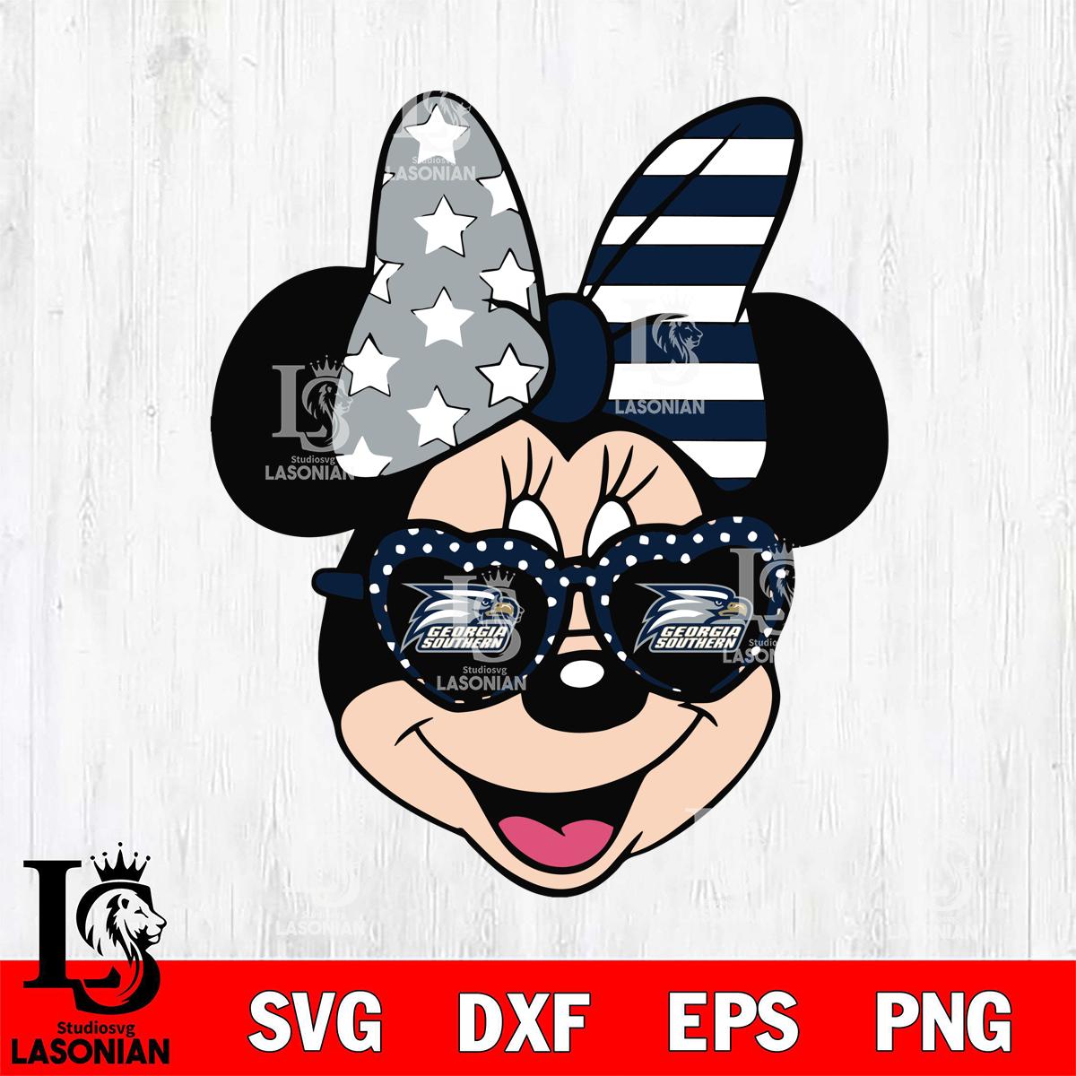 Georgia Southern Eagles Minnie Mouse Love – lasoniansvg