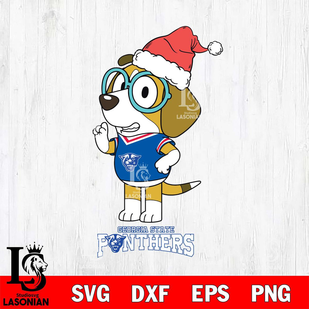 Georgia State Panthers Christmas Bluey Honey Sport – lasoniansvg