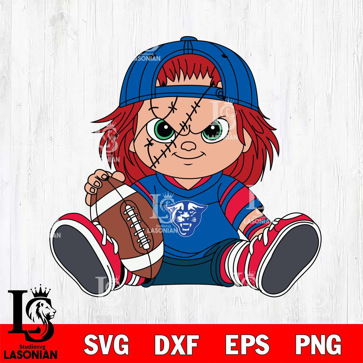 Georgia State Panthers Chucky Horror 11 – lasoniansvg