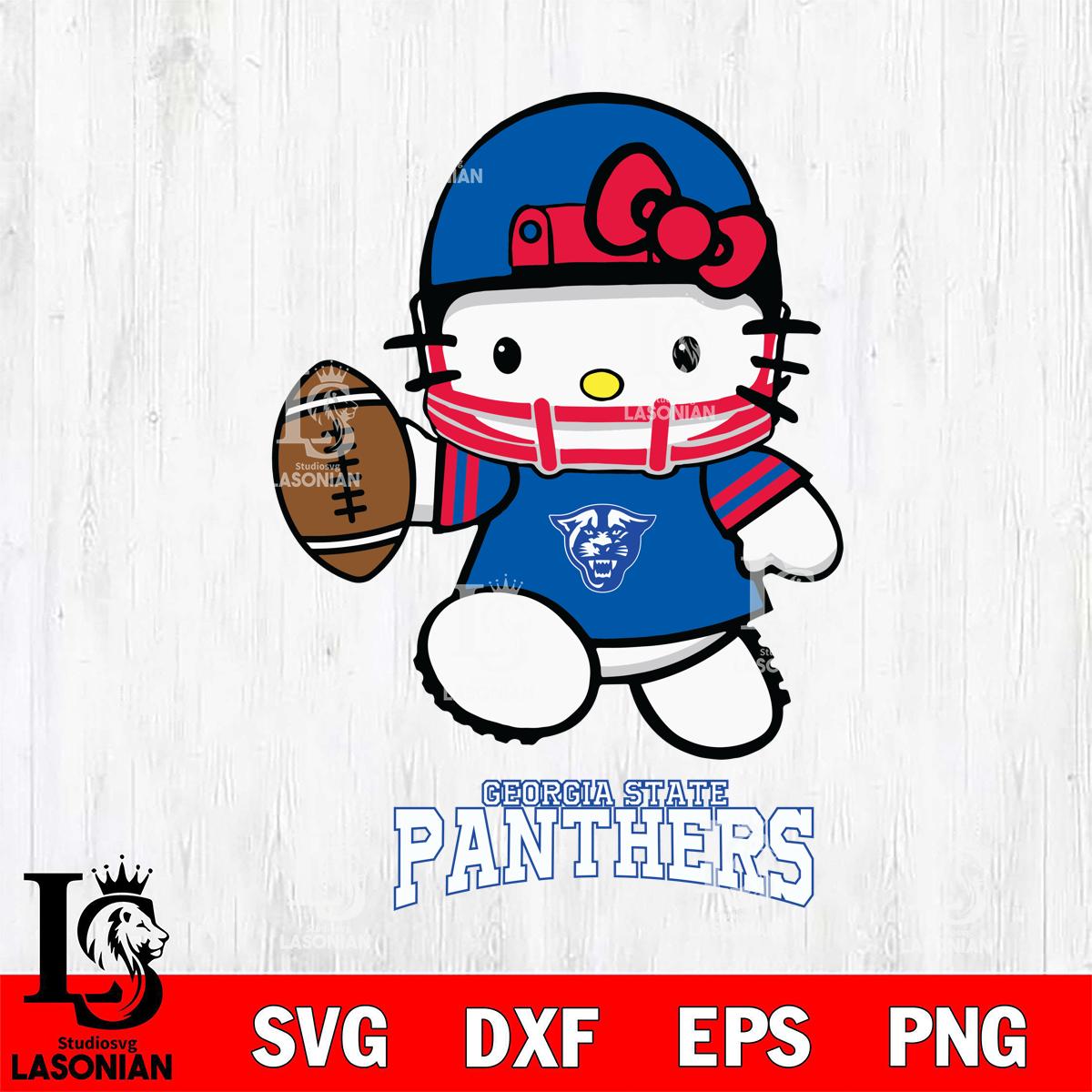 Georgia State Panthers Hello Kitty NCAA 4 – lasoniansvg