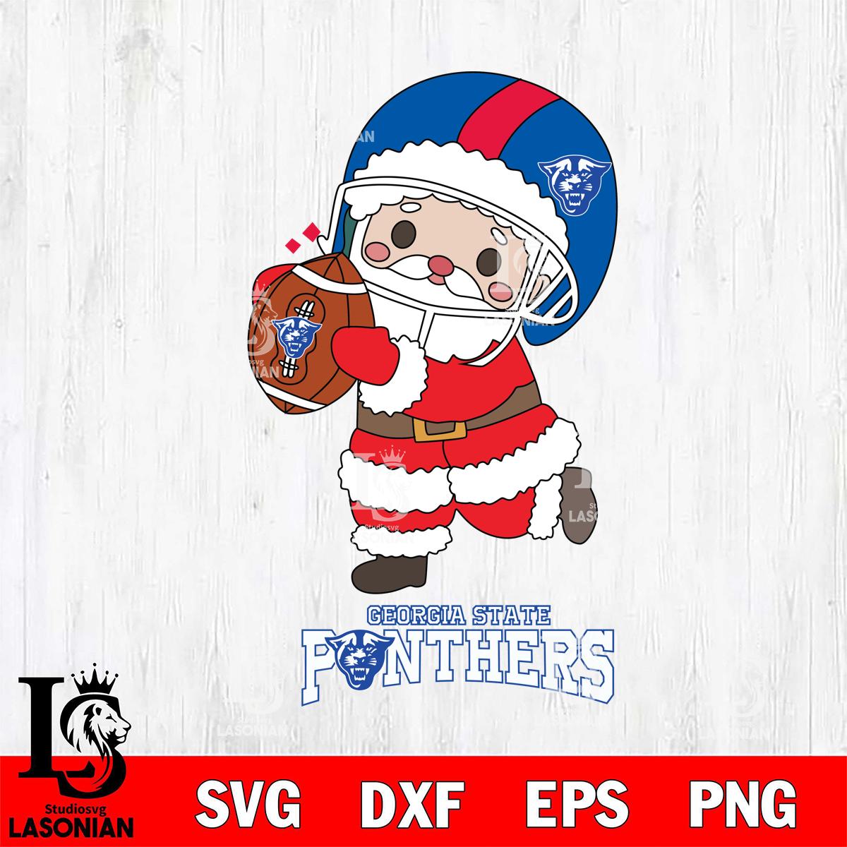Georgia State Panthers Santa Claus Cute – lasoniansvg