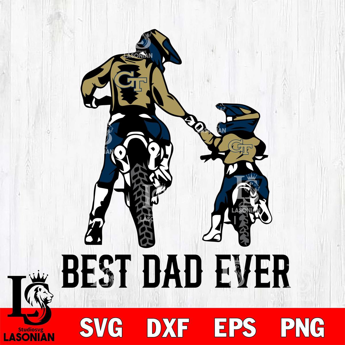 Georgia Tech Yellow Jackets Best Dad Ever – lasoniansvg