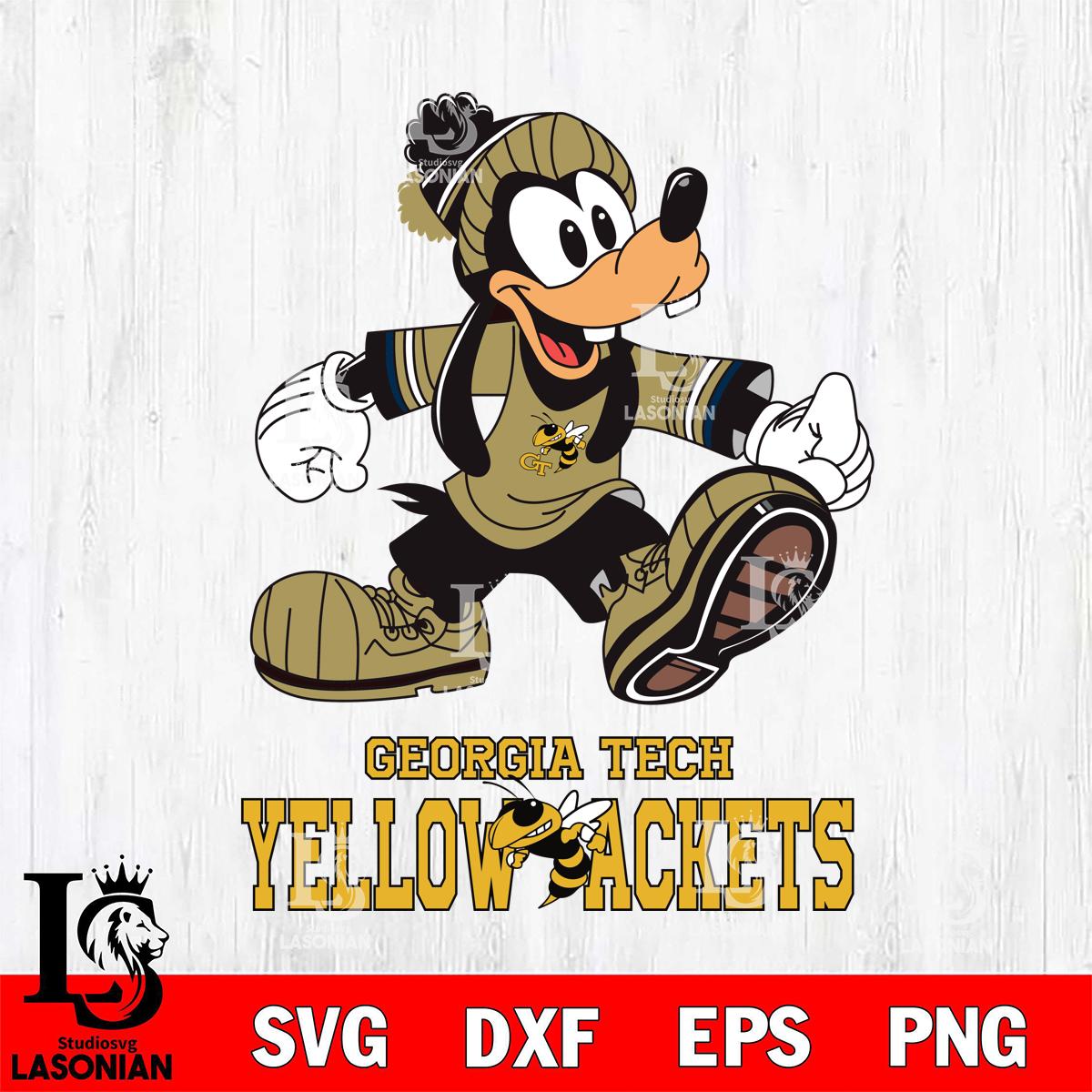 Georgia Tech Yellow Jackets Goofy Cool Sport – lasoniansvg