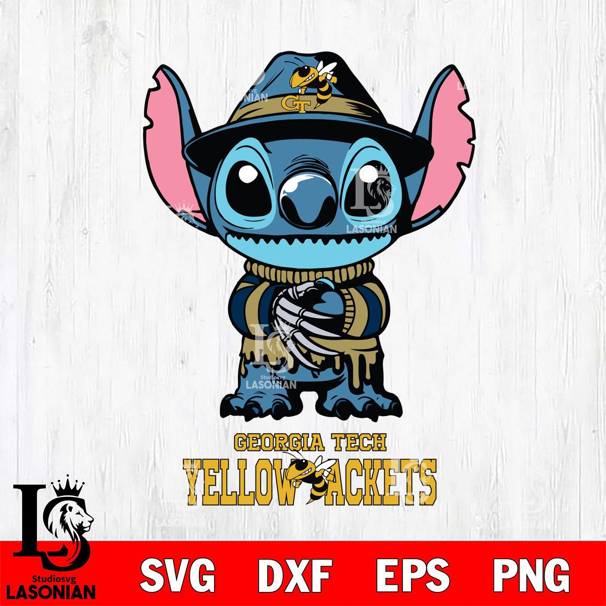 Georgia Tech Yellow Jackets Stitich Freddy Krueger – lasoniansvg