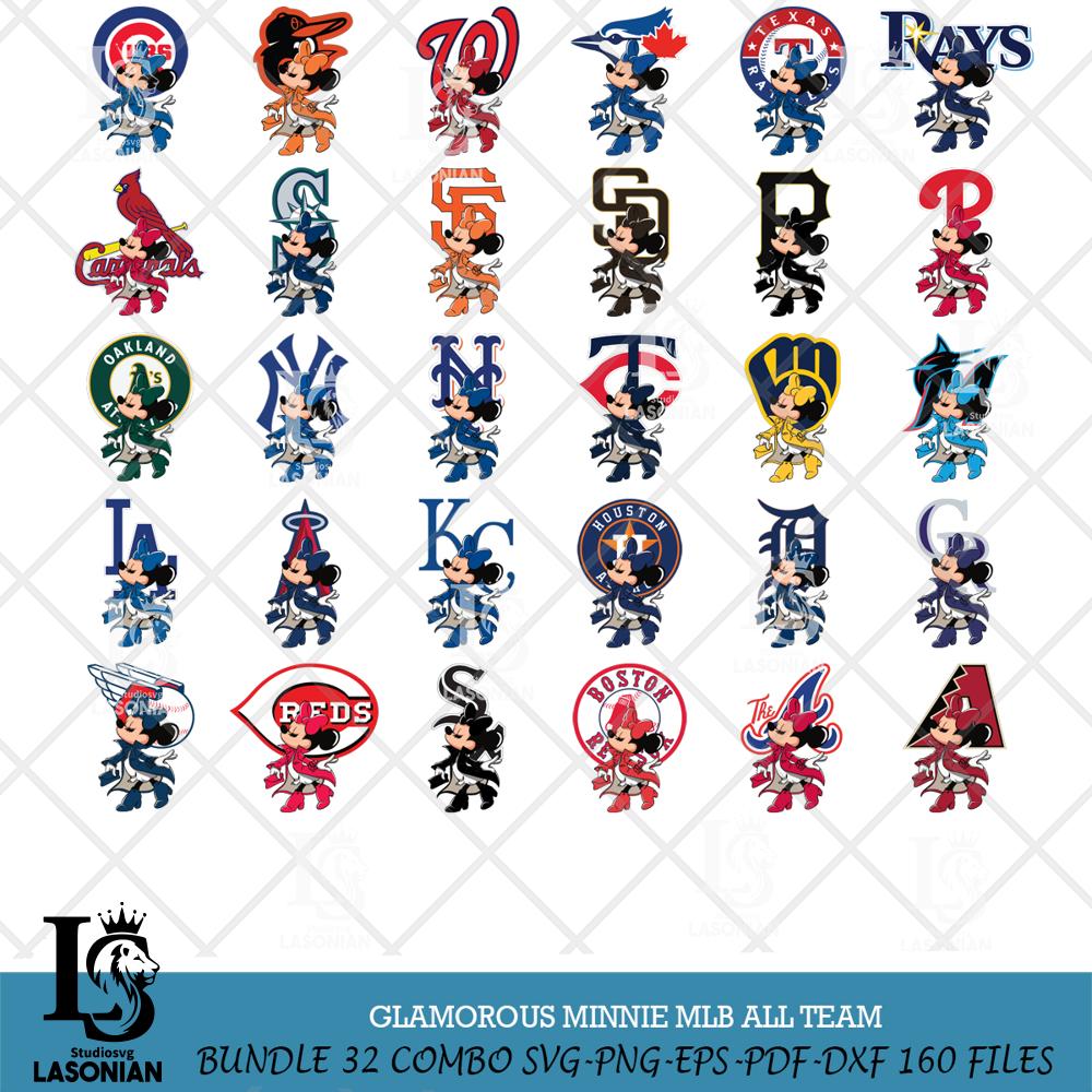 Glamorous Minnie MLB – lasoniansvg
