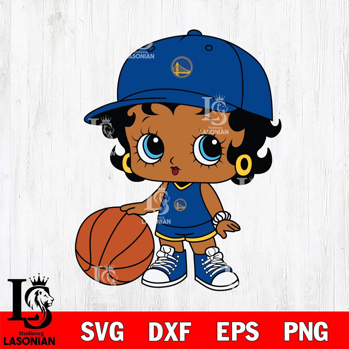 Golden State Warriors Betty Boop NBA 8 – lasoniansvg