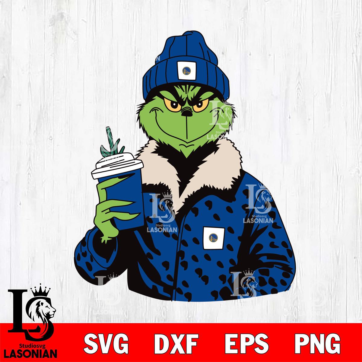Golden State Warriors Boujee Grinch 12 – lasoniansvg