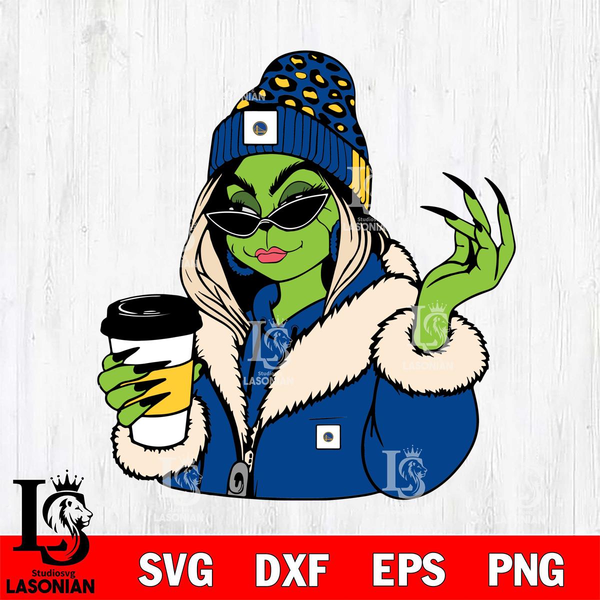Golden State Warriors Boujee Grinch 9 – lasoniansvg