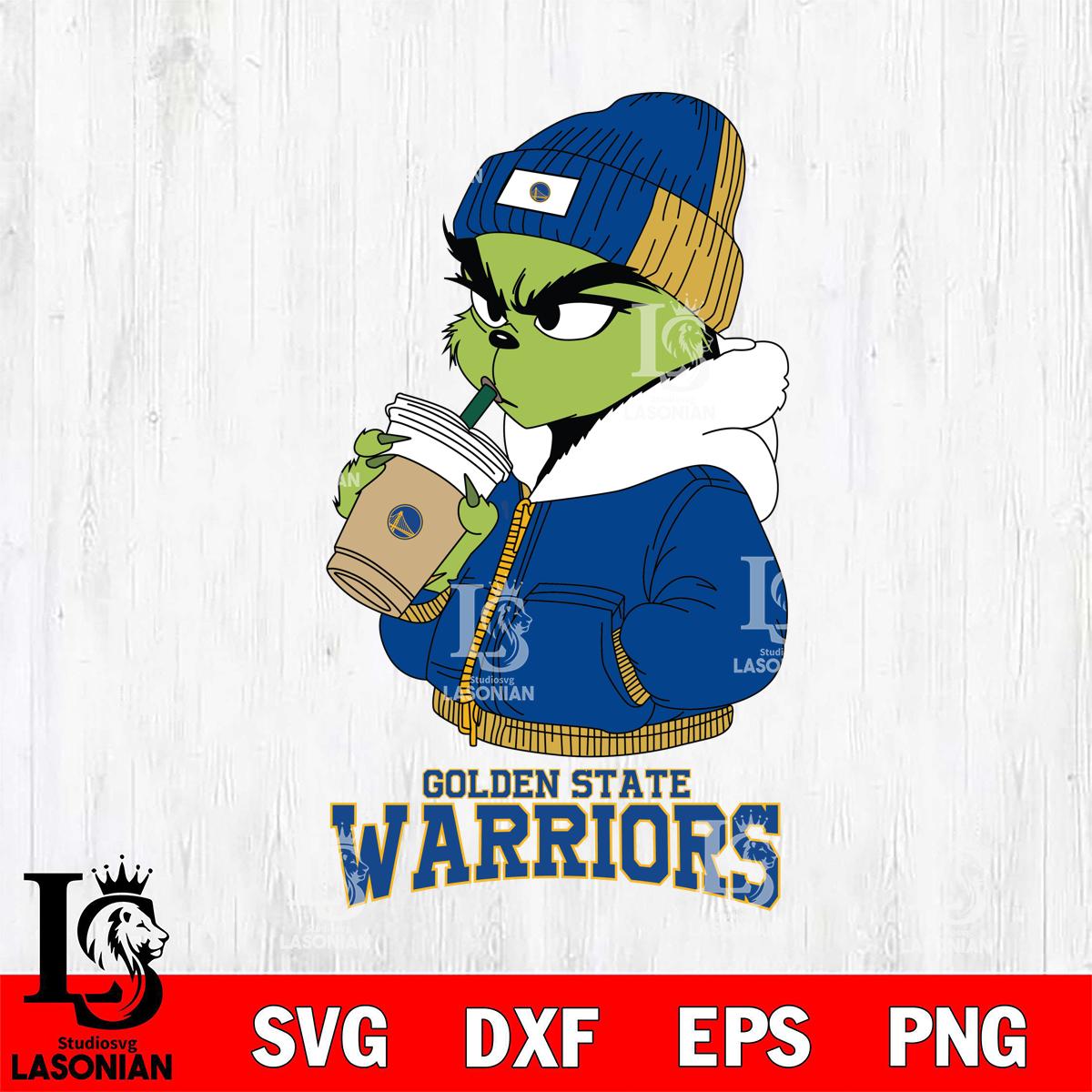 Golden State Warriors Grinch Bougie Christmas – lasoniansvg