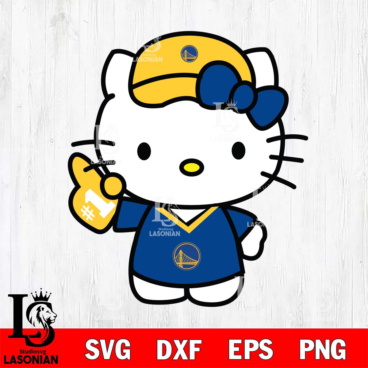Golden State Warriors Hello Kitty basketball 2 – lasoniansvg