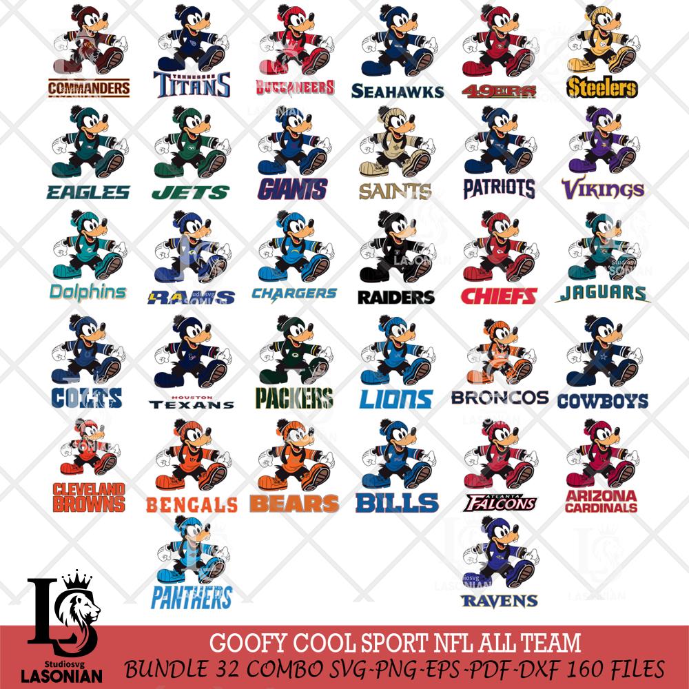 Goofy Cool Sport NFL Big Bundle – lasoniansvg
